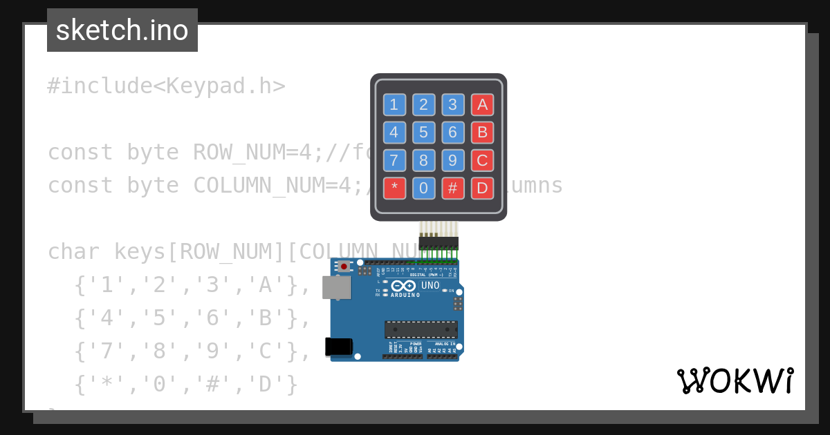 Keypad Code Wokwi Esp32 Stm32 Arduino Simulator 1428