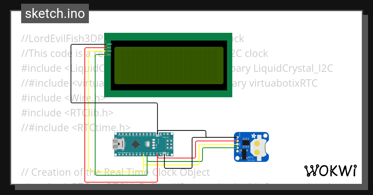 The ArduClock DIY digital clock MIO - Wokwi ESP32, STM32, Arduino Simulator