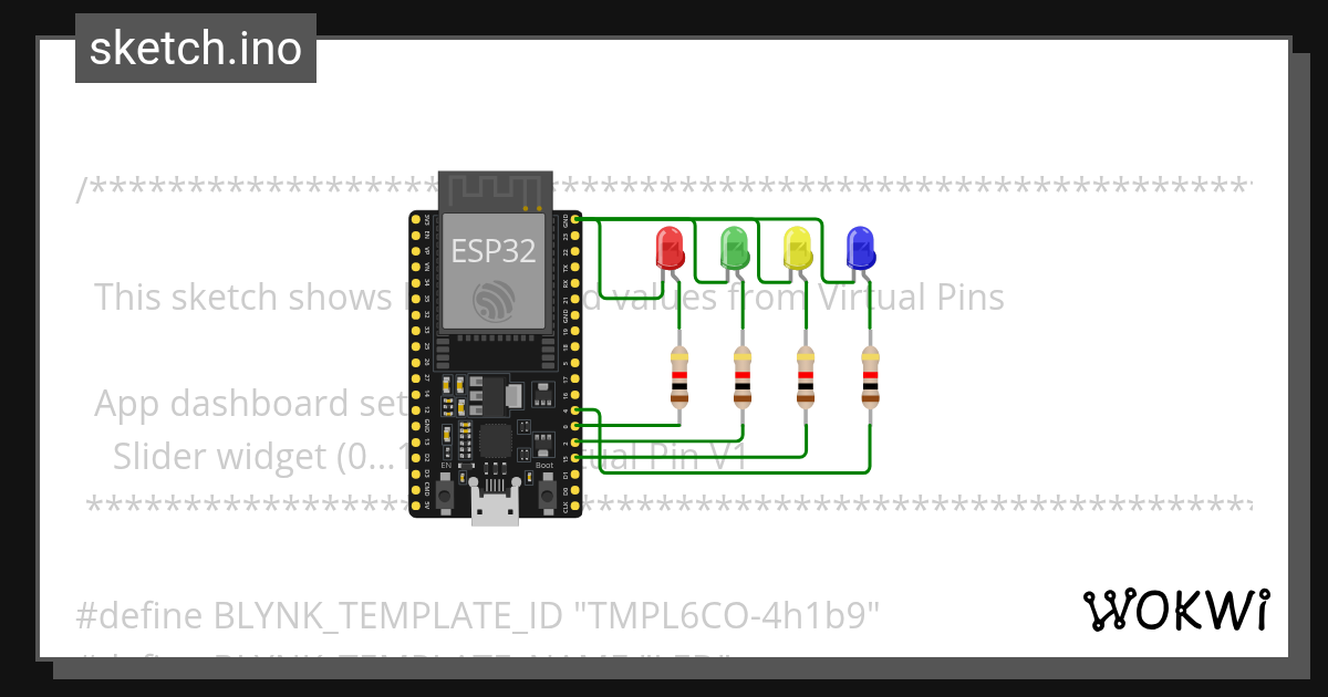 PROJEK 3.2 - Wokwi ESP32, STM32, Arduino Simulator