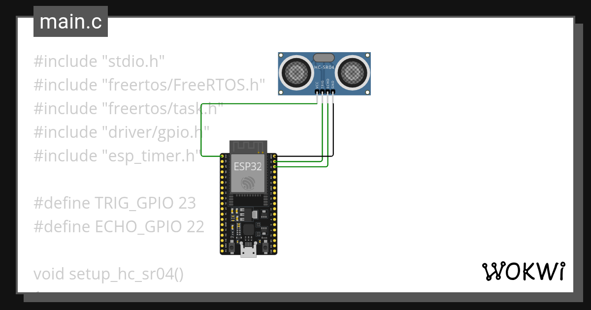 Exemplo005 - Wokwi ESP32, STM32, Arduino Simulator