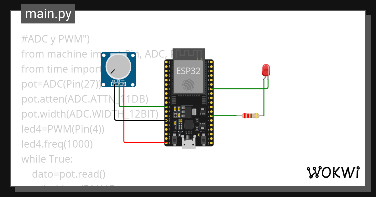 pwm 2 - Wokwi ESP32, STM32, Arduino Simulator