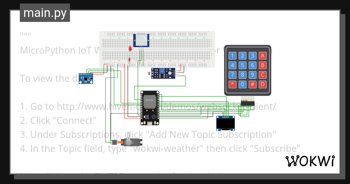 Home security Copy - Wokwi ESP32, STM32, Arduino Simulator