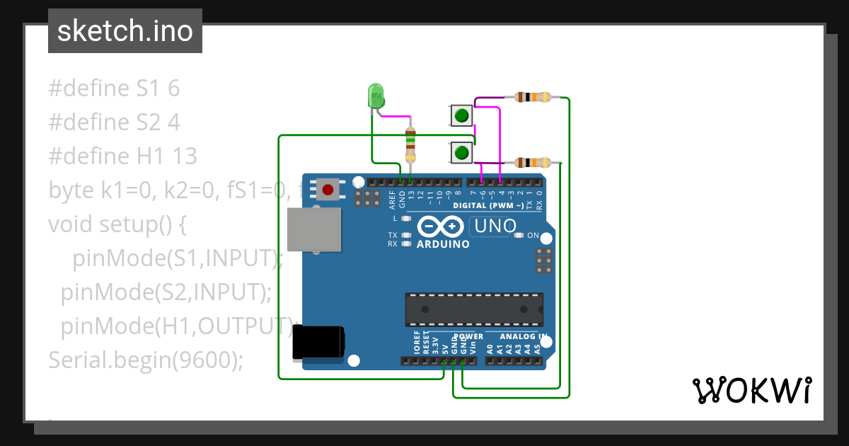 Ejercicio 2 - Wokwi ESP32, STM32, Arduino Simulator