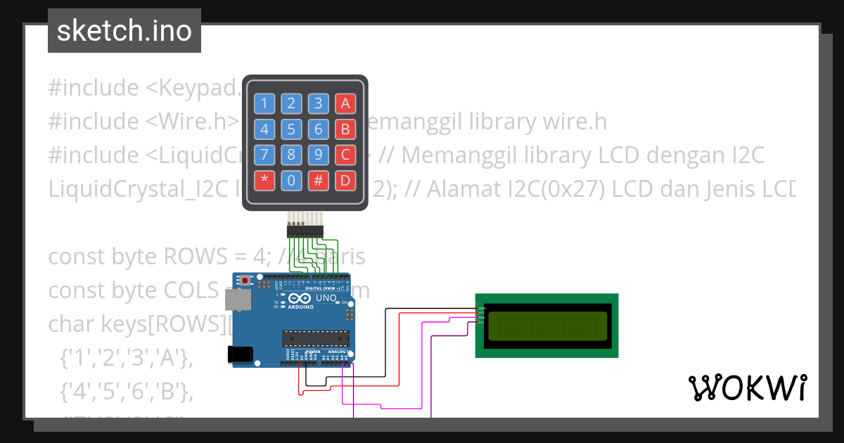 keypad - Wokwi ESP32, STM32, Arduino Simulator