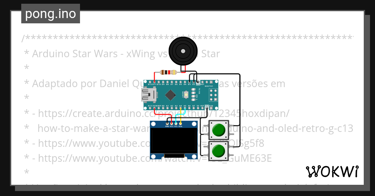 StarWars - Wokwi ESP32, STM32, Arduino Simulator