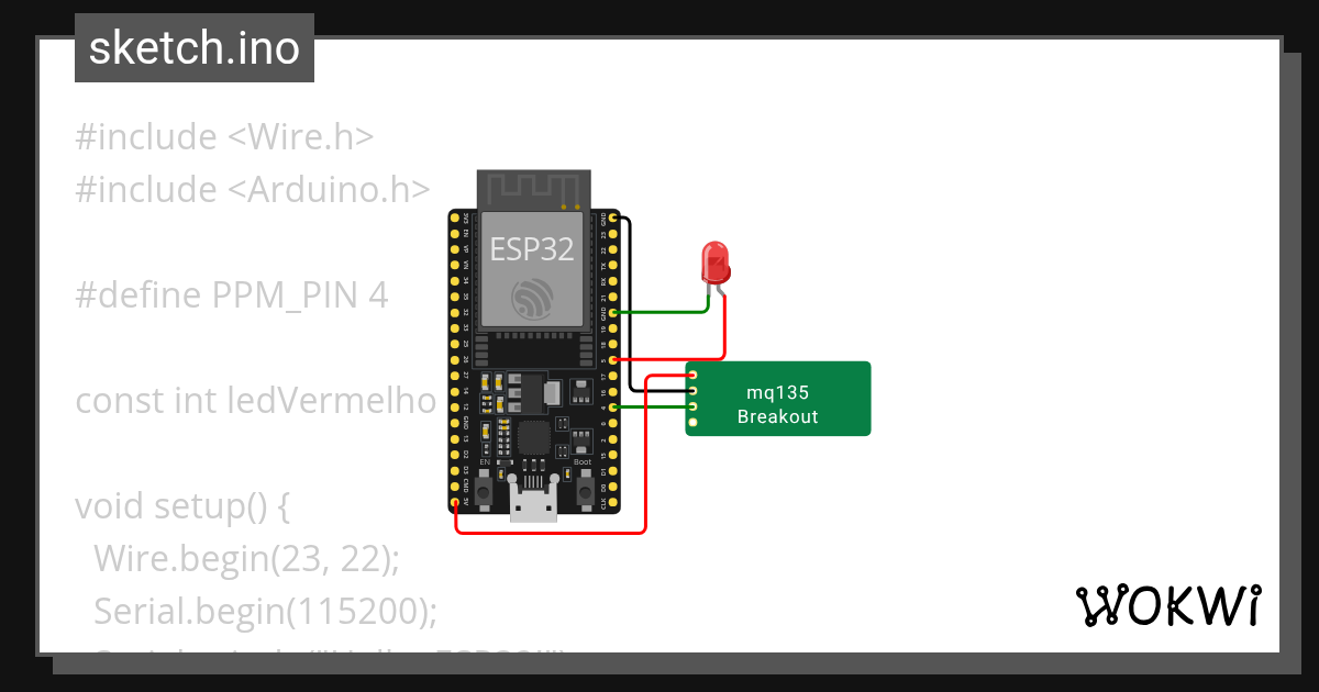 ESP32 TAREFA 1 - Wokwi ESP32, STM32, Arduino Simulator ESP32 TAREFA 1 - Wokwi ESP32, STM32, Arduino Simulator