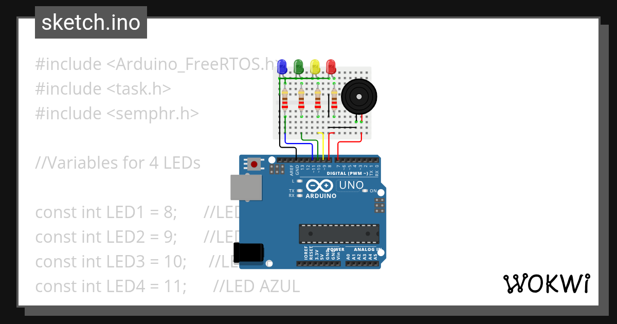 ejercicio #05 - Wokwi ESP32, STM32, Arduino Simulator