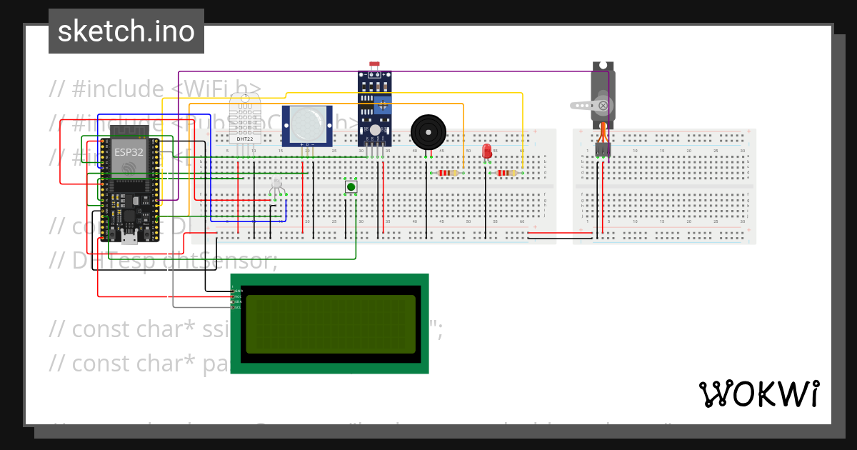 My project - Wokwi ESP32, STM32, Arduino Simulator