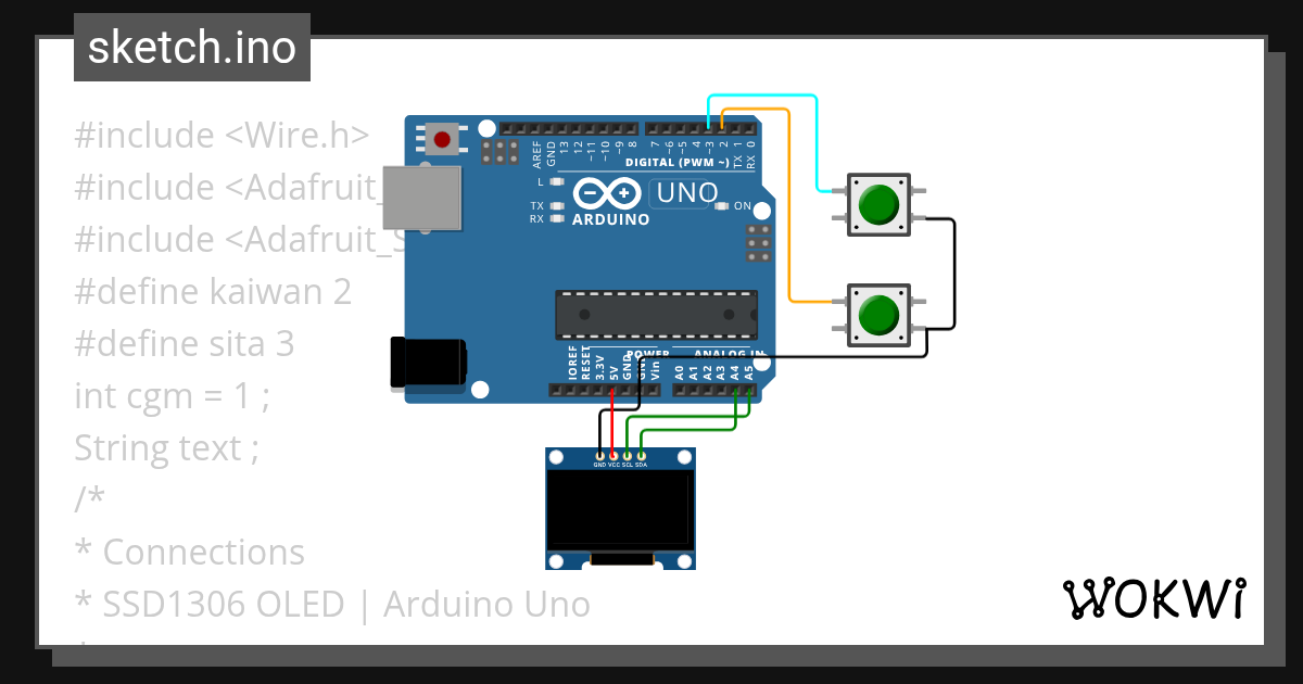 oled i2c ssd1306 Copy - Wokwi ESP32, STM32, Arduino Simulator