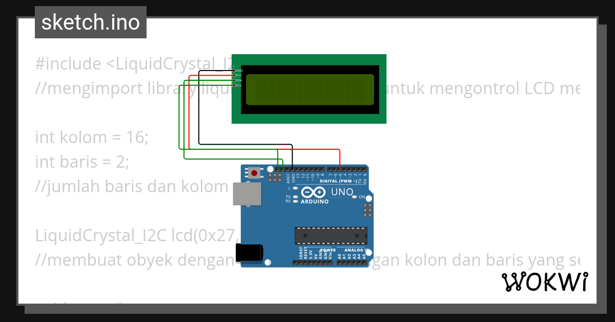 Running Text - Wokwi ESP32, STM32, Arduino Simulator