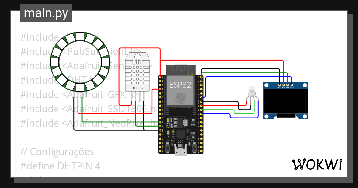 Atividade2°tri Circuito Wokwi Esp32 Stm32 Arduino Simulator 