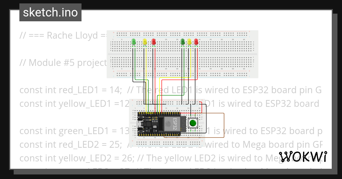 Wokwi - Online ESP32, STM32, Arduino Simulator