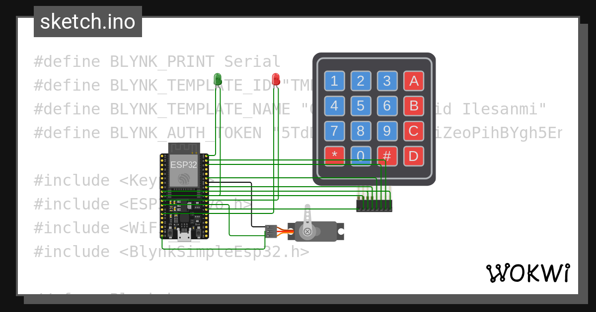 Ilesanmi Oluwatoba Simple Electronic Safe Esp32 Wokwi Esp32 Stm32 Arduino Simulator 0119
