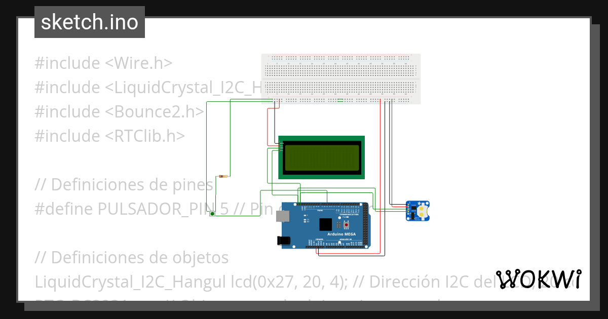 Cambio Pantalla - Wokwi ESP32, STM32, Arduino Simulator