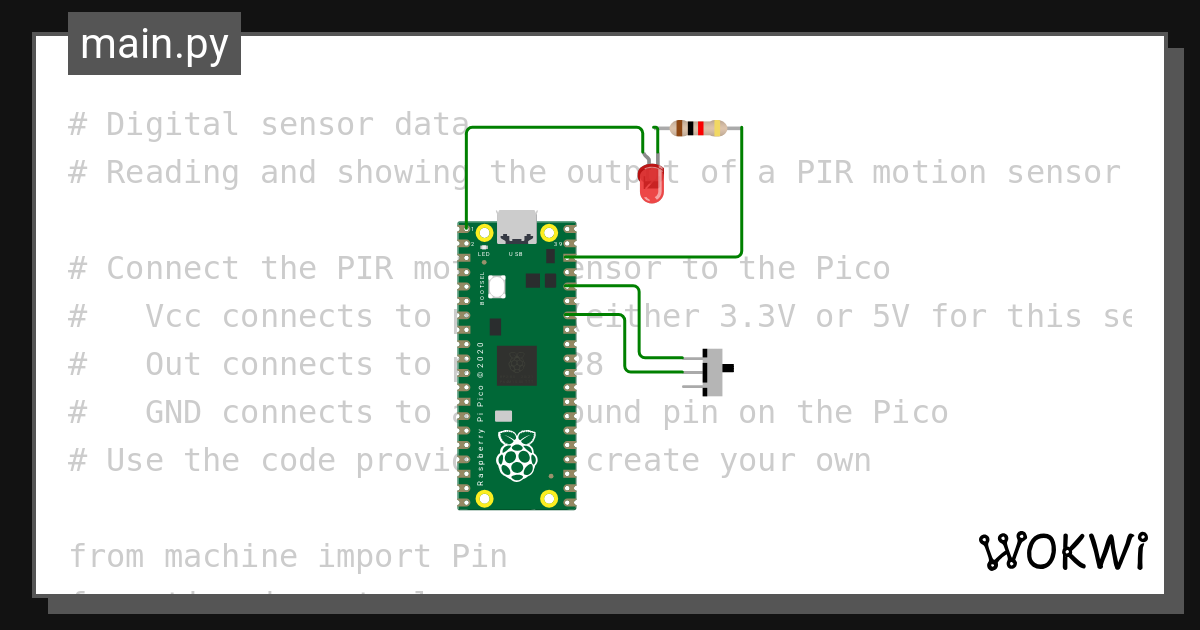Led Switch Python Wokwi Esp32 Stm32 Arduino Simulator 5363