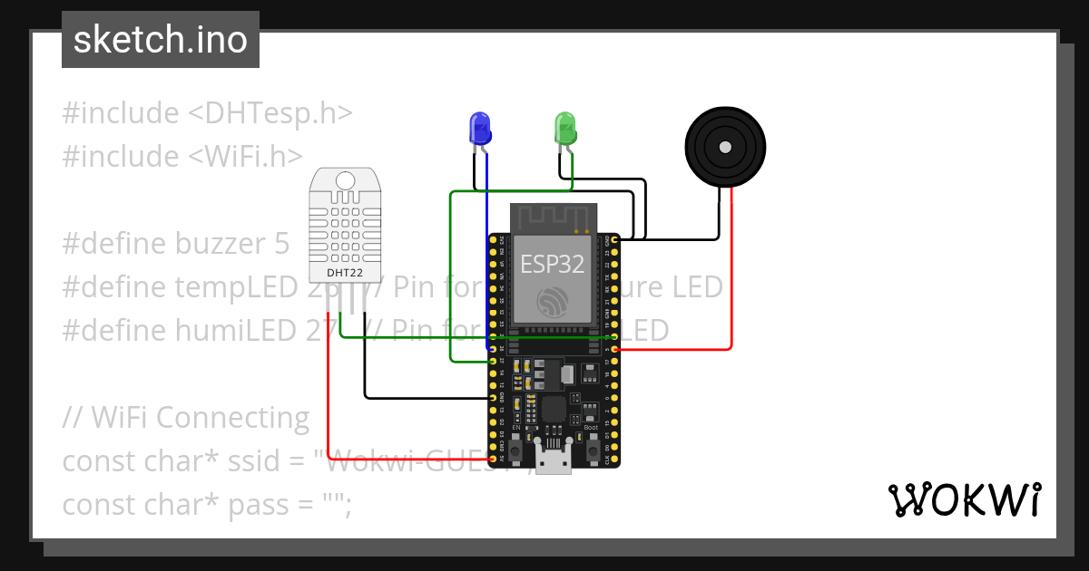 Wifi + dht edison - Wokwi ESP32, STM32, Arduino Simulator