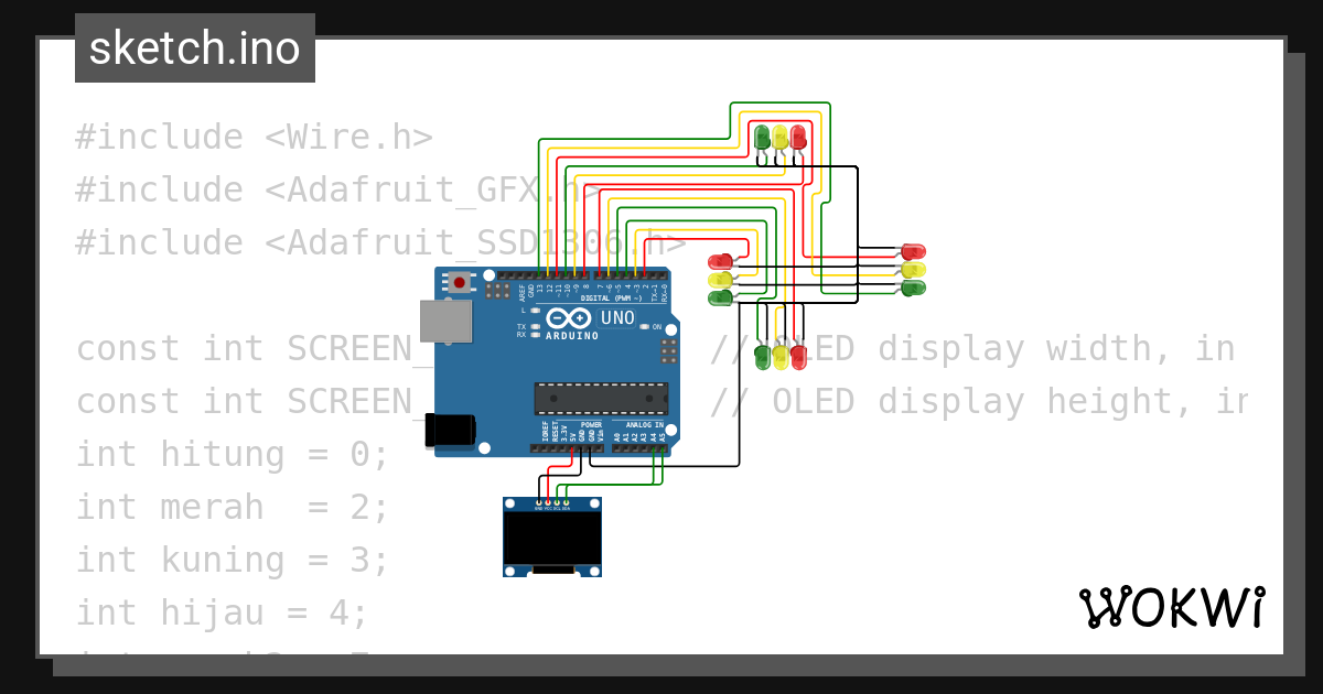 Faeyza Wahnan Satria Xii 7 Oled Wokwi Esp32 Stm32 Arduino Simulator 7019