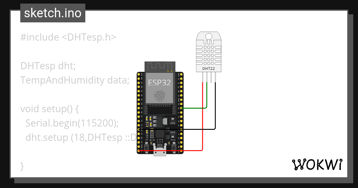 DHT 22 - Wokwi ESP32, STM32, Arduino Simulator DHT 22 - Wokwi ESP32, STM32, Arduino Simulator