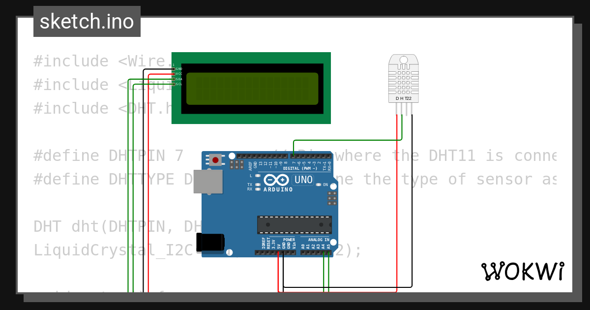 Weather Monitoring System Wokwi Esp32 Stm32 Arduino Simulator 2752