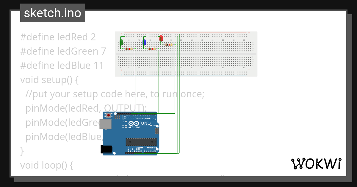 LATIHAN 2 BREADBOARD M FAIZ S - Wokwi ESP32, STM32, Arduino Simulator