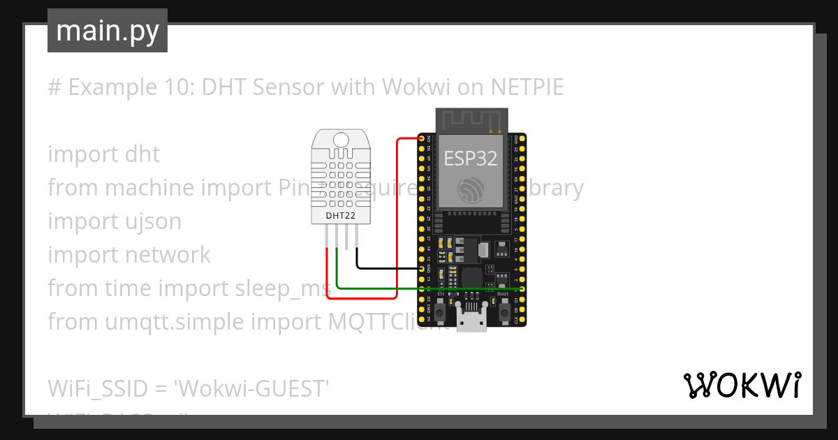 EX10 - Wokwi ESP32, STM32, Arduino Simulator