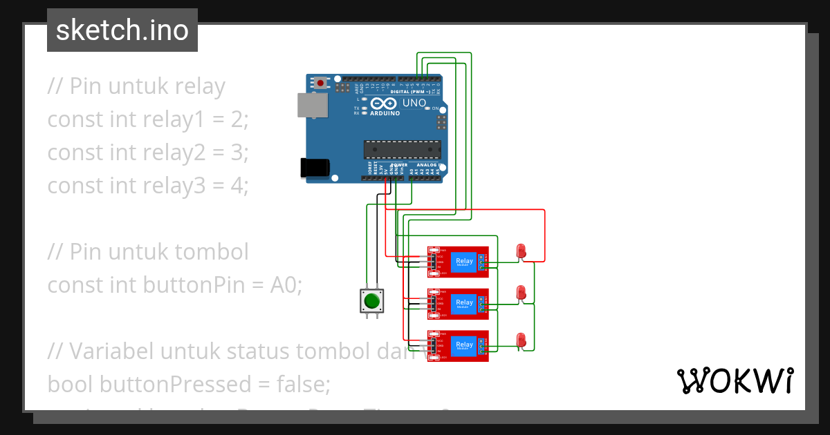 Relay Random - Wokwi ESP32, STM32, Arduino Simulator
