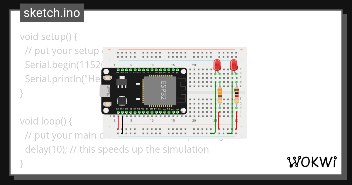 03_Primeiro_circuito - Wokwi ESP32, STM32, Arduino Simulator