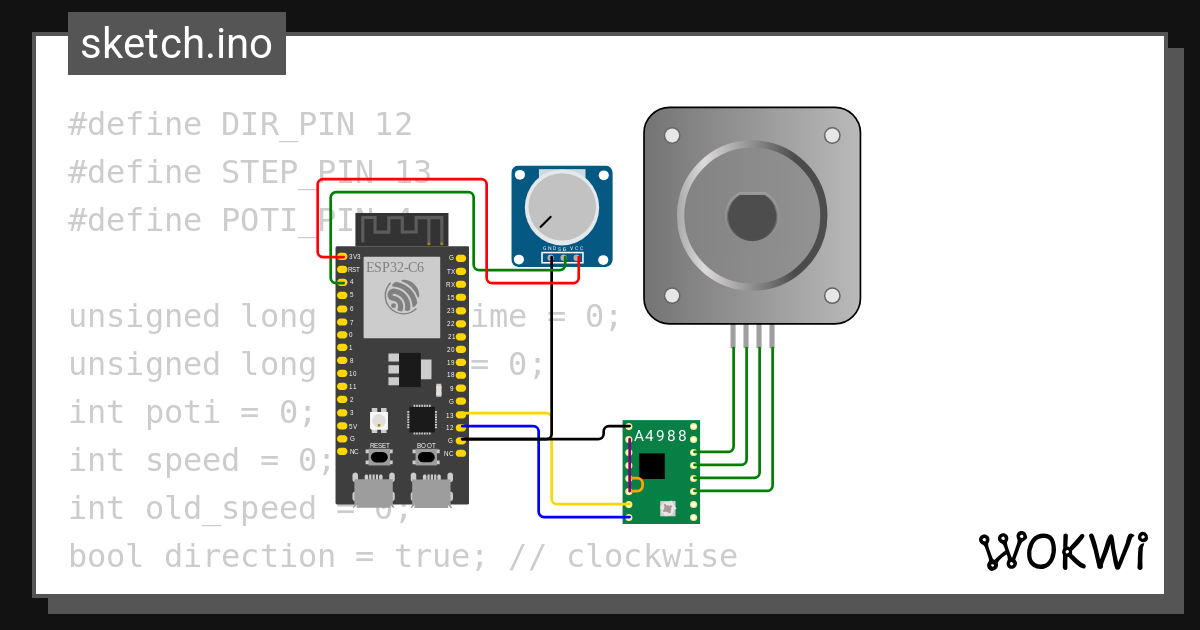 Stepper Simple Wokwi Esp32 Stm32 Arduino Simulator 3672