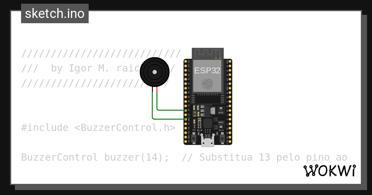 Beep Personalizado Wokwi Esp32 Stm32 Arduino Simulator 7792