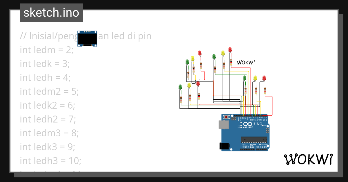 Lampu Lintas X7 99 24 Copy0 Copy - Wokwi ESP32, STM32, Arduino Simulator