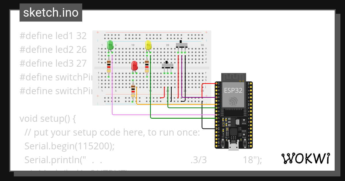 lab2_jiravichaya - Wokwi ESP32, STM32, Arduino Simulator