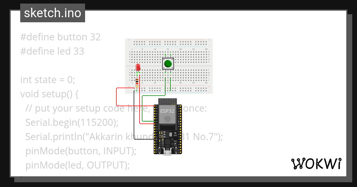 Lab 3 - Wokwi ESP32, STM32, Arduino Simulator
