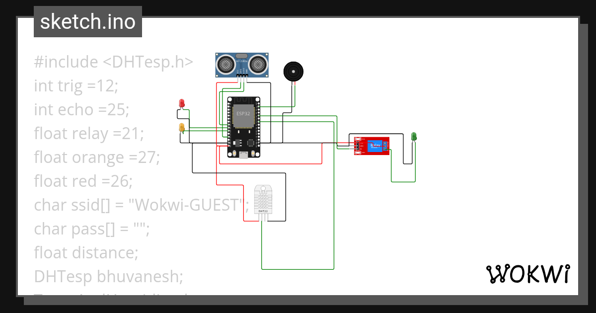 RELAY - Wokwi ESP32, STM32, Arduino Simulator