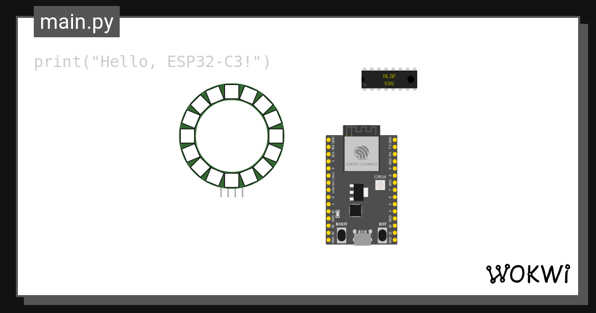 Ledlight Wokwi Esp32 Stm32 Arduino Simulator 7689