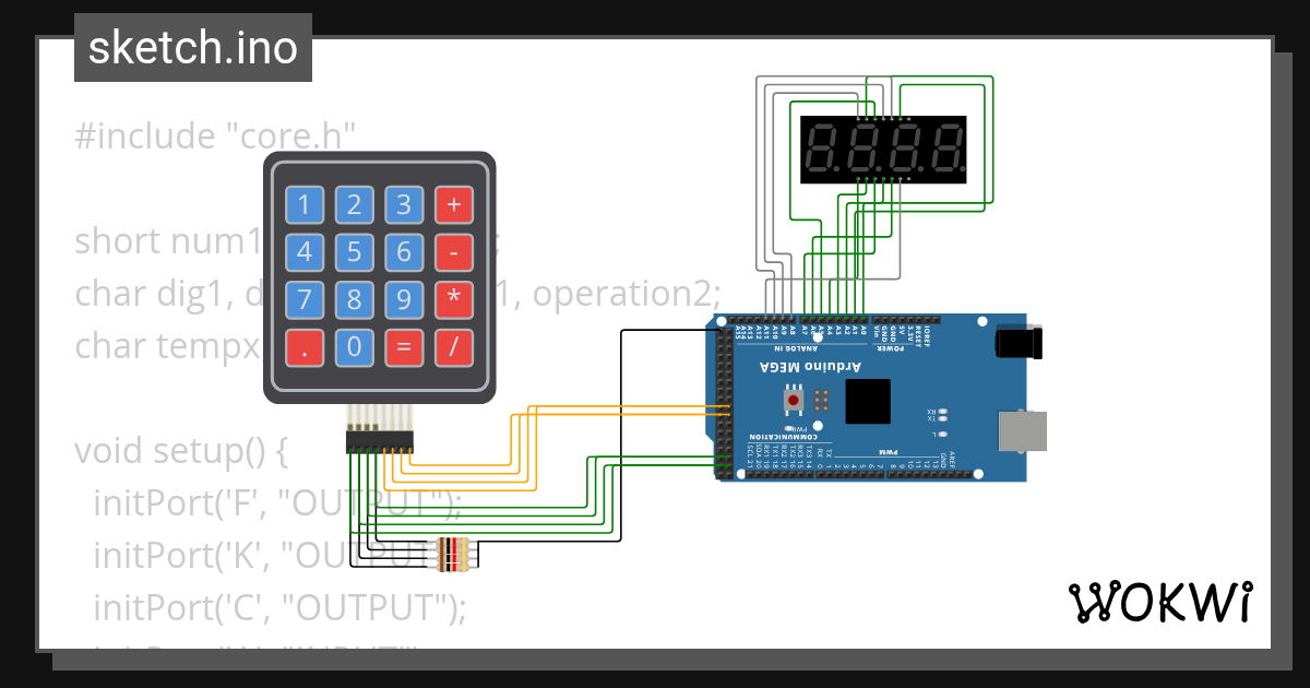 Esp Keypad 06 Wokwi Esp32 Stm32 Arduino Simulator 7809