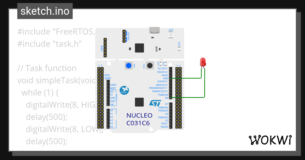 Freertos With Stm32 Copy Wokwi Esp32 Stm32 Arduino Simulator 
