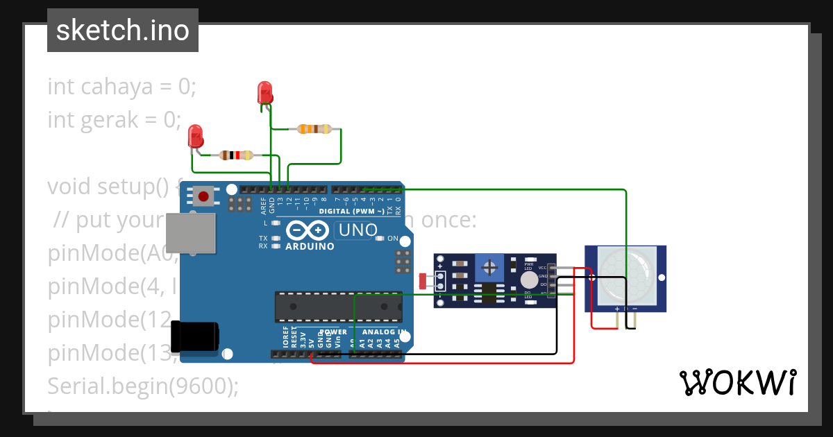 Arya Satya Werdana - Wokwi ESP32, STM32, Arduino Simulator