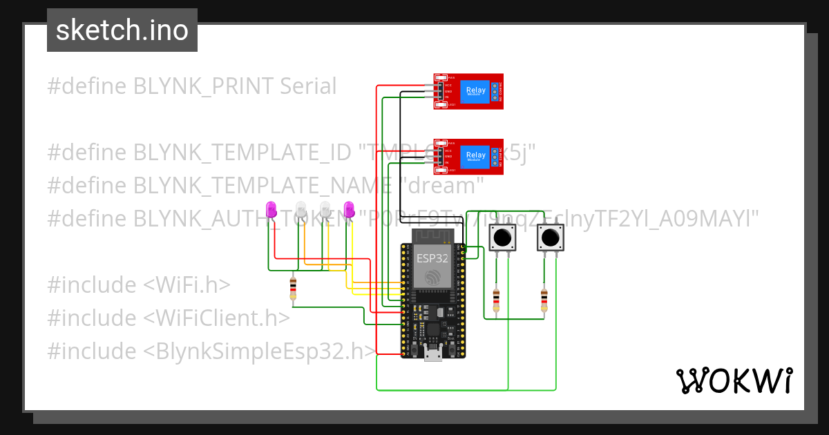 dream - Wokwi ESP32, STM32, Arduino Simulator