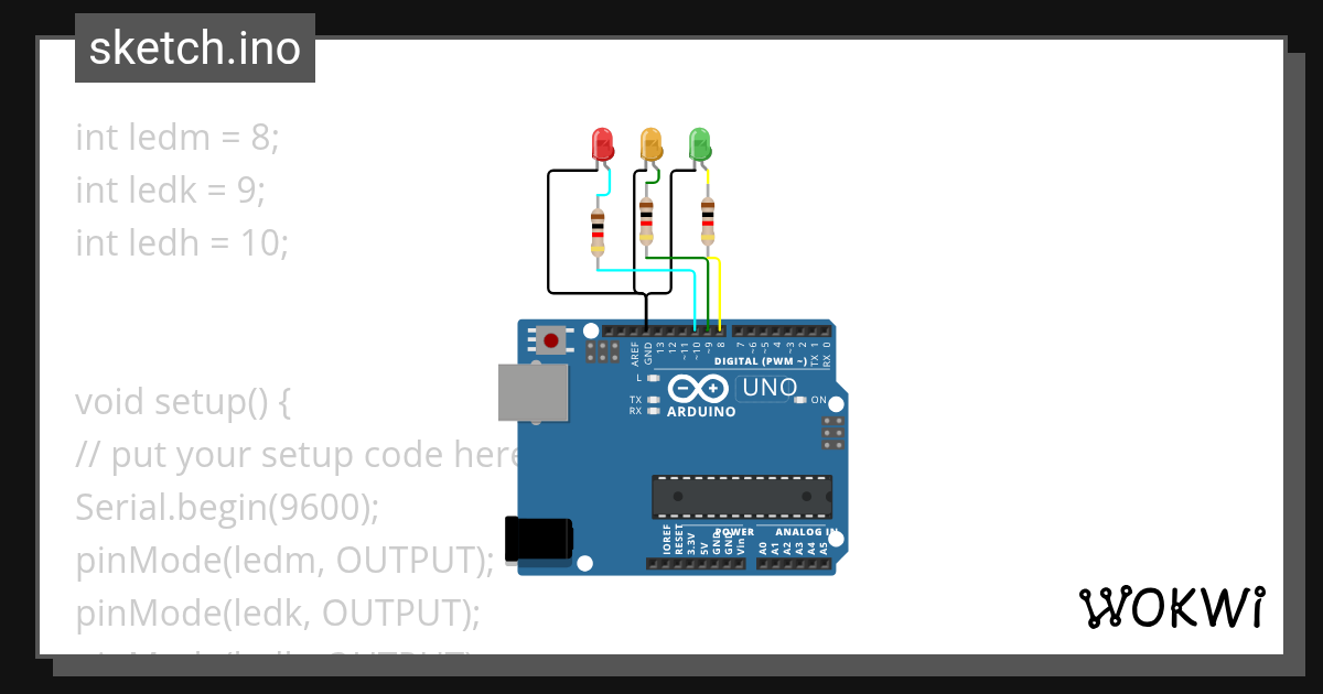 FAREL P2 PROJECT LAMPU - Wokwi ESP32, STM32, Arduino Simulator
