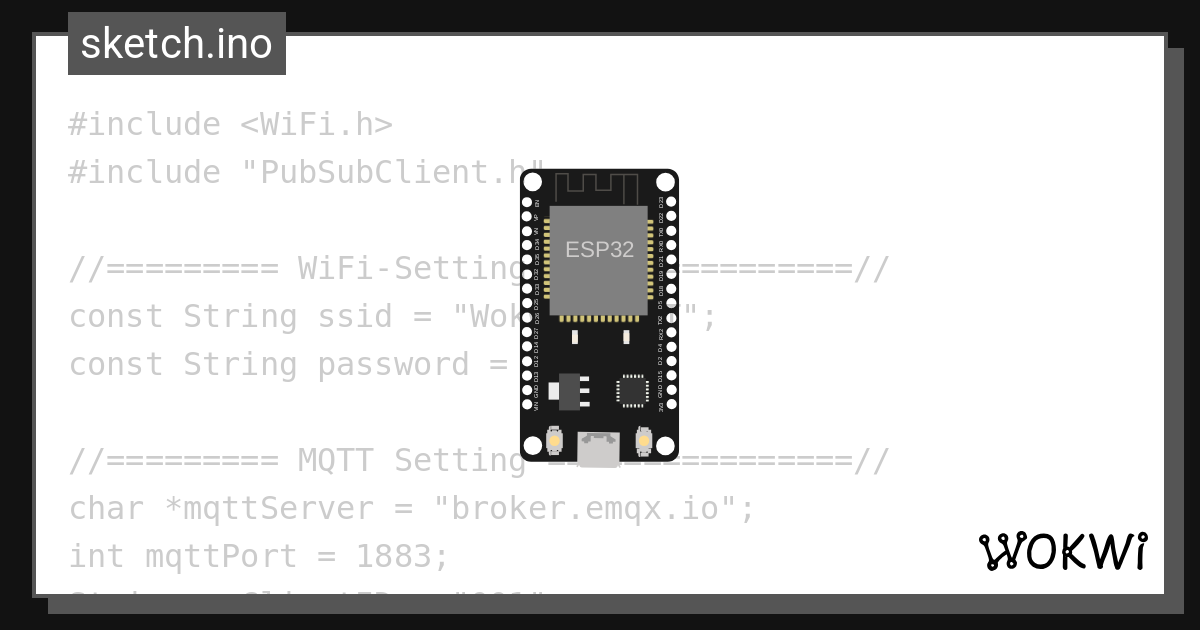 Mqttpublisher Wokwi Esp32 Stm32 Arduino Simulator