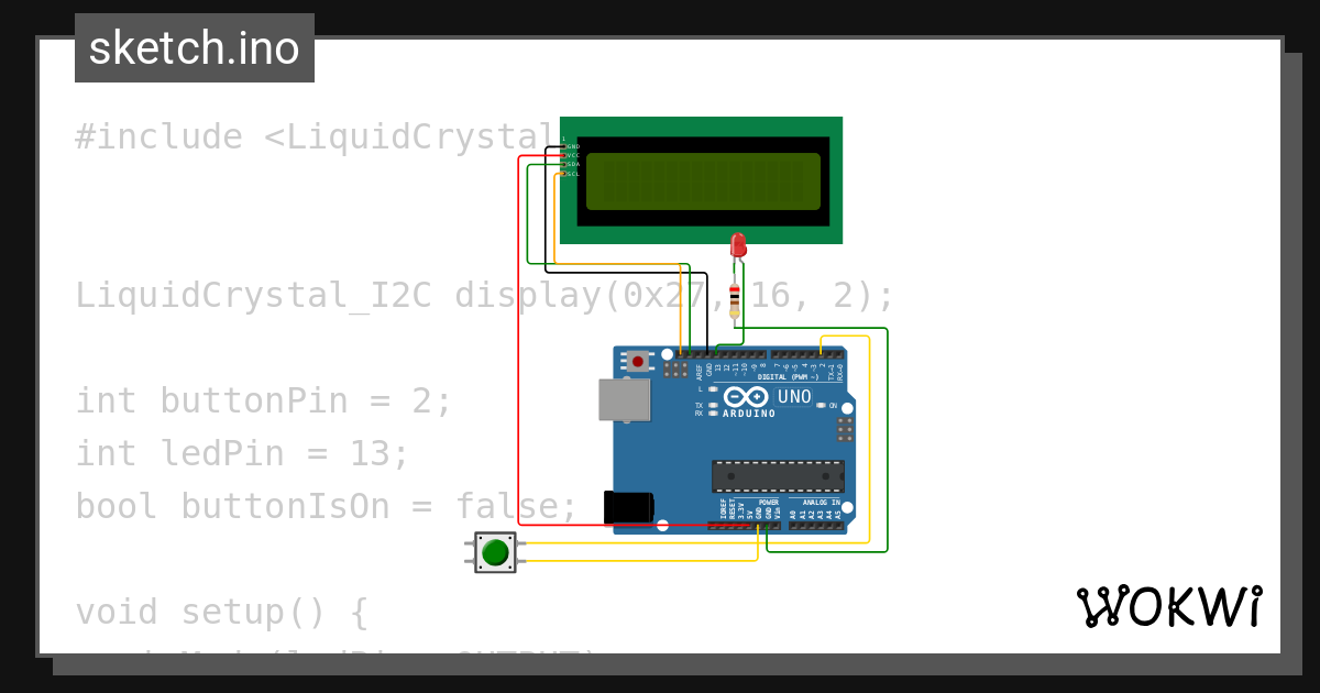 Led Thingy Wokwi Esp32 Stm32 Arduino Simulator 2028