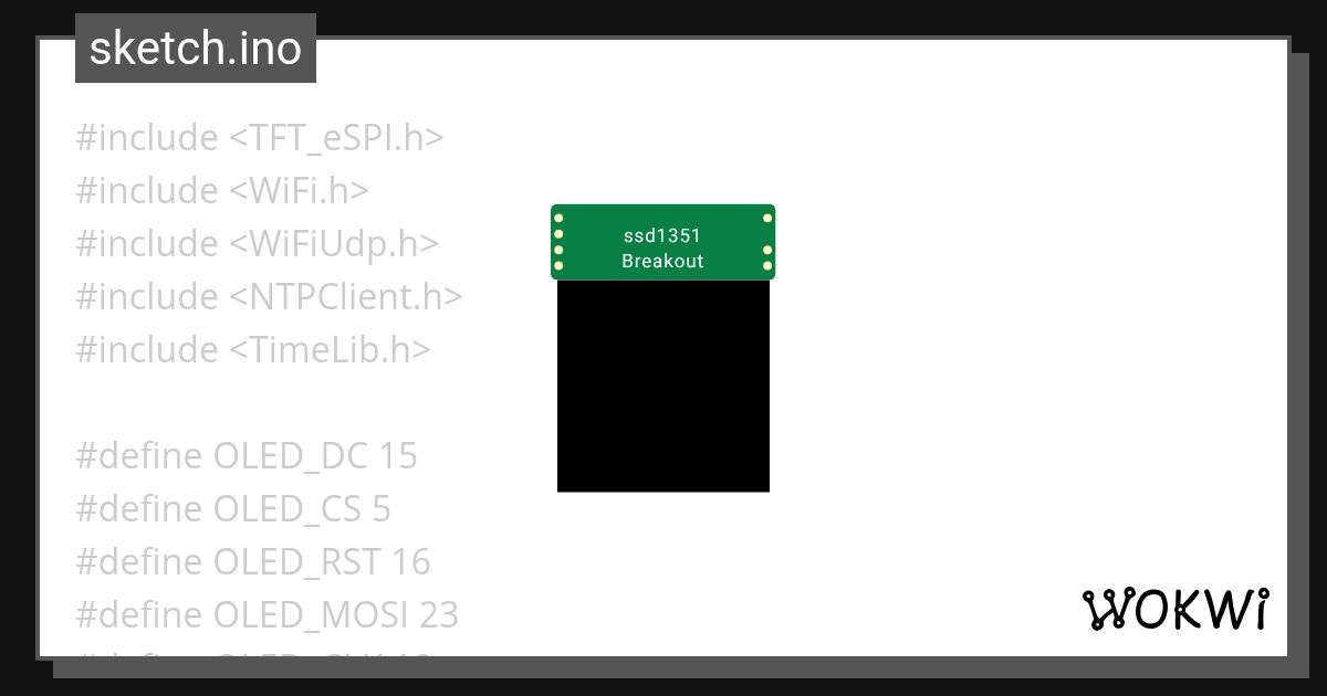 SSD1351 CHIP COLUR Copy - Wokwi ESP32, STM32, Arduino Simulator