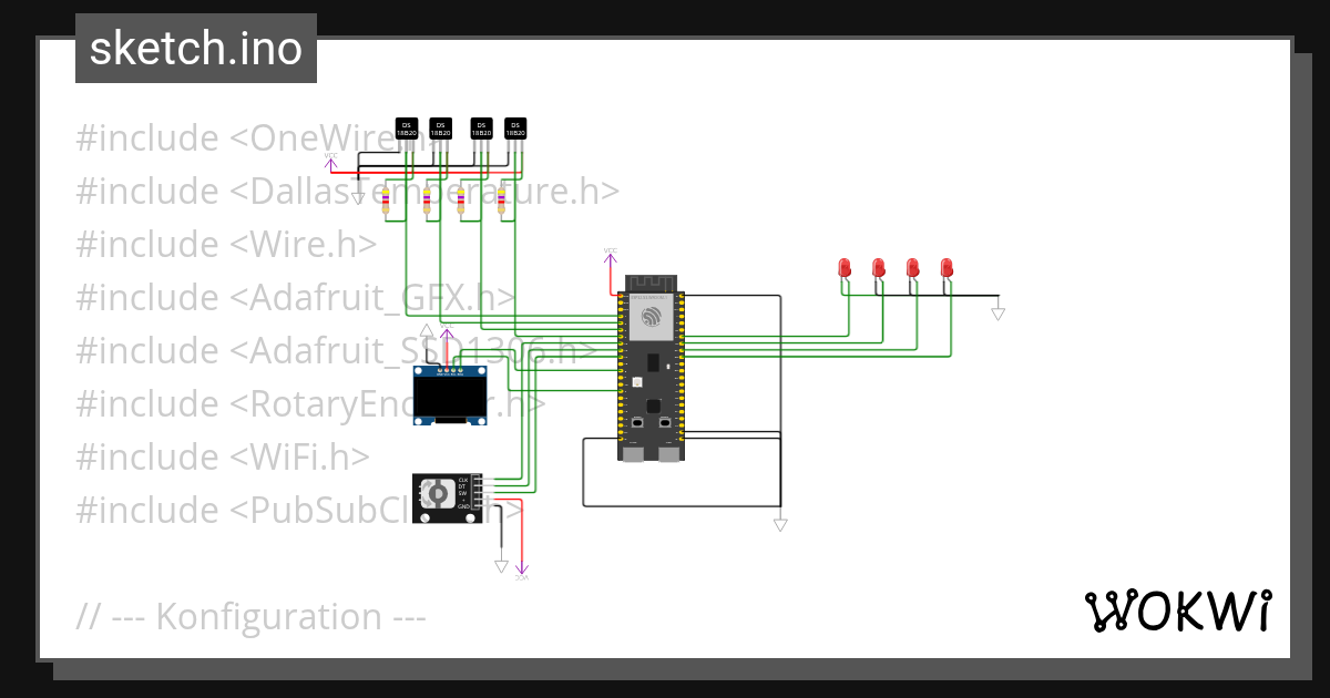 4-Temps - Wokwi ESP32, STM32, Arduino Simulator