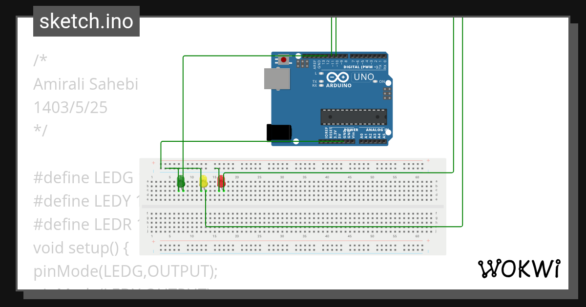 Light-traffic - Wokwi ESP32, STM32, Arduino Simulator Light-traffic - Wokwi ESP32, STM32, Arduino Simulator