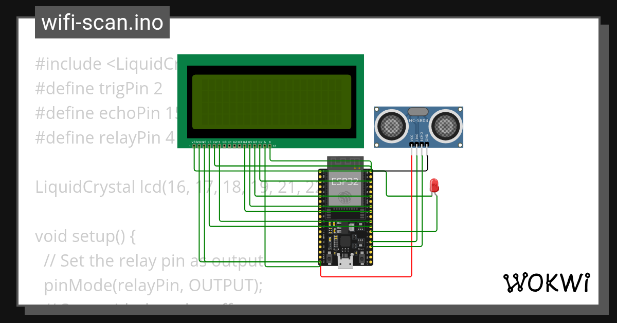 my project - Wokwi ESP32, STM32, Arduino Simulator