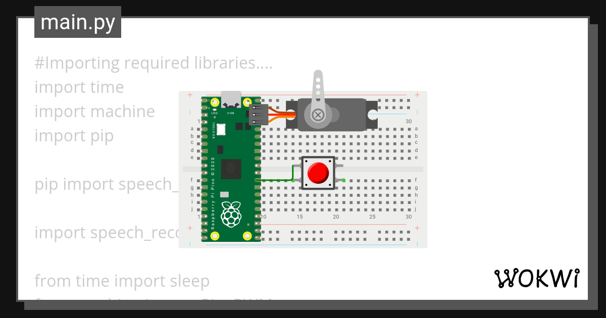 Raspberry Pi Pico Light Switch - Wokwi ESP32, STM32, Arduino Simulator