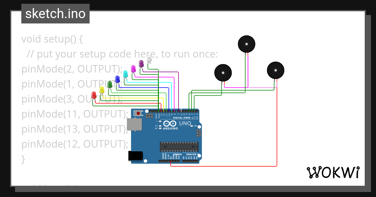 latihan 8 - Wokwi ESP32, STM32, Arduino Simulator