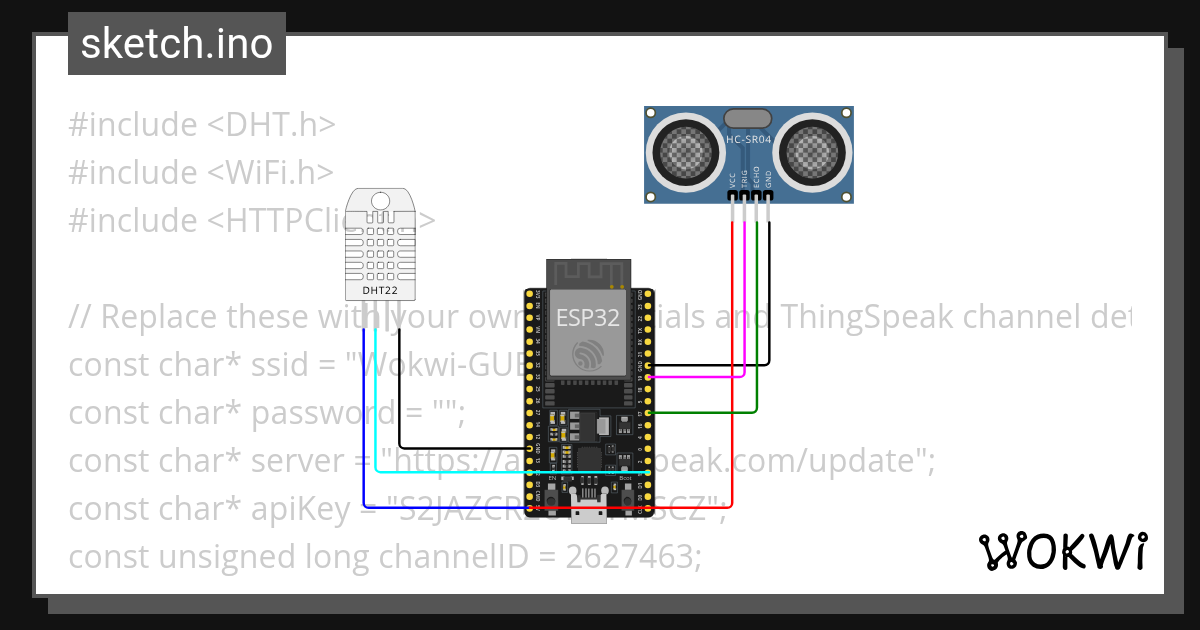 Thingspeak Wokwi Esp32 Stm32 Arduino Simulator 7580
