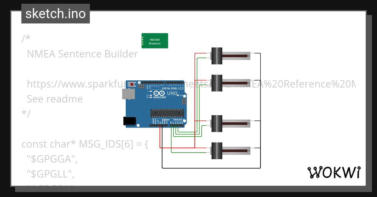 NMEA_Project - Wokwi ESP32, STM32, Arduino Simulator