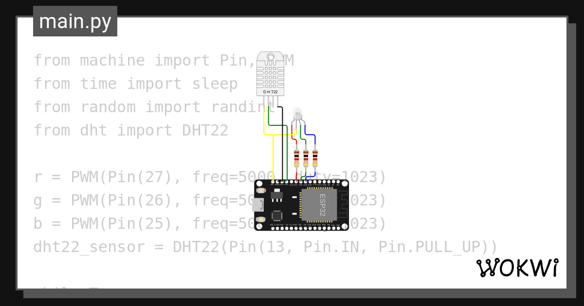 температура Wokwi Esp32 Stm32 Arduino Simulator 0322
